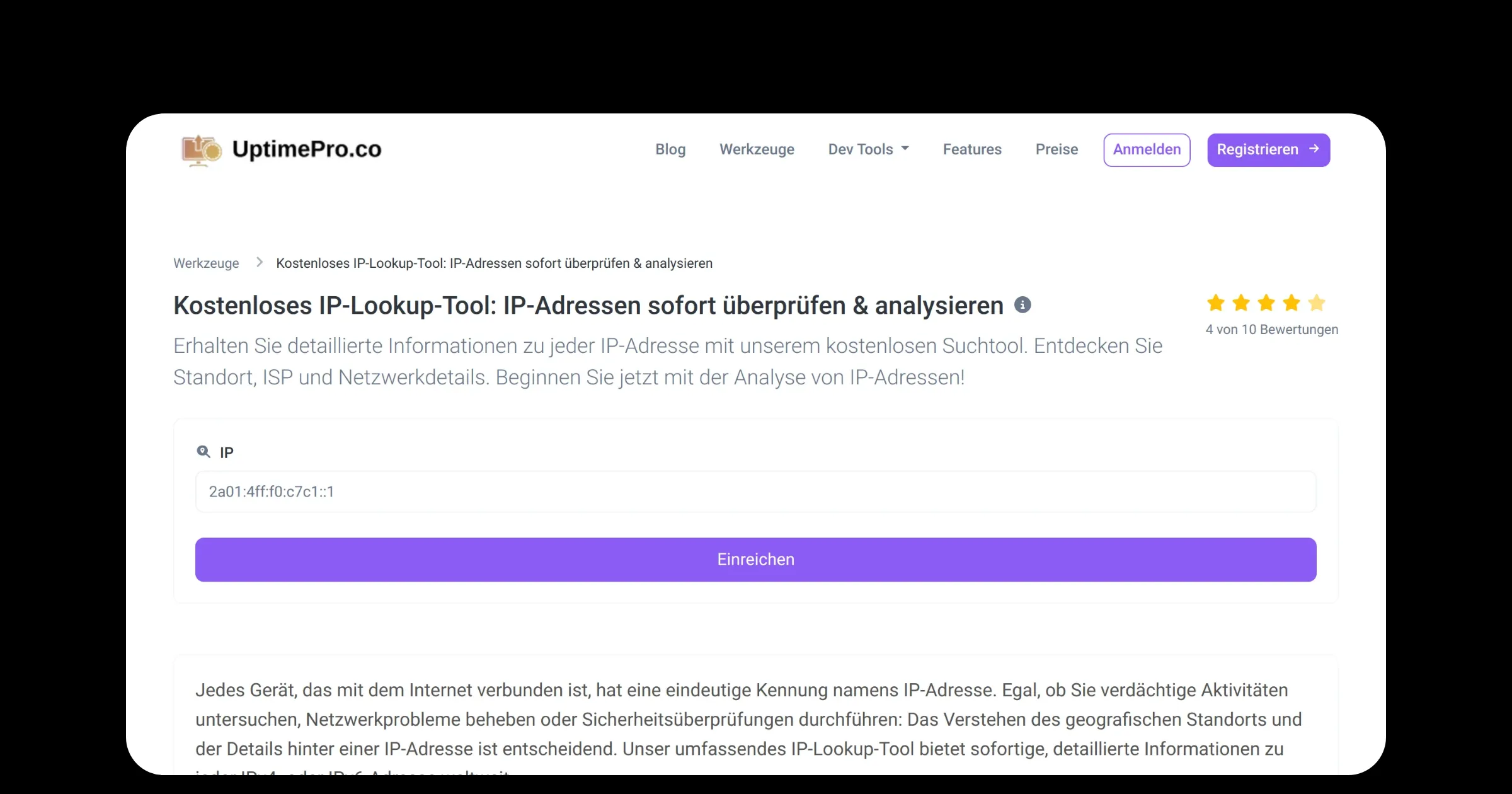 Herramienta gratuita de búsqueda de IP: verifica y analiza direcciones ...